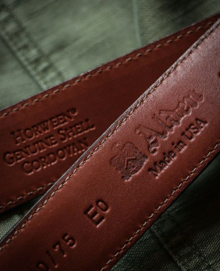 Horween Cordovan Dress Belt | ARCH ONLINE SHOP Horween Cordovan Dress Belt | ARCH ONLINE SHOP